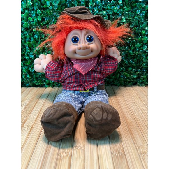 Troll | Toys | Vintage Russ Troll Kidz Buckaroo Cowboy Doll Orange Hair ...